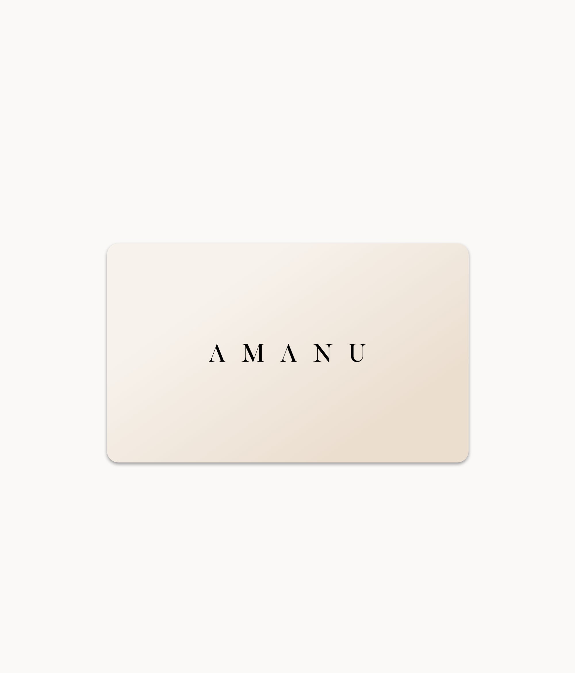 Digital Gift Card – Amanu Studio